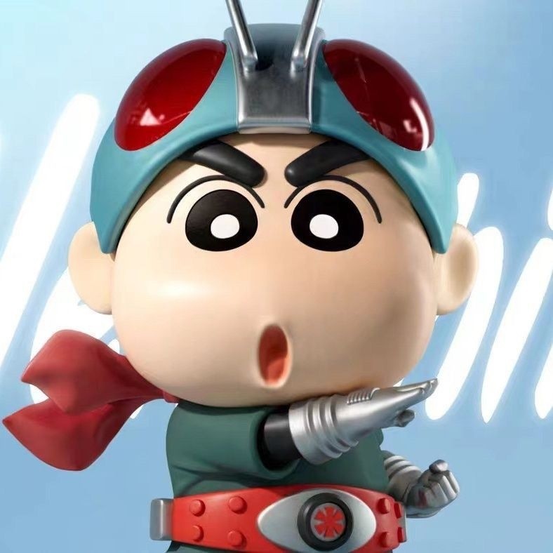 Funny Kamen Rider Crayon Shinnosuke Hand-Made Desktop Decoration ...