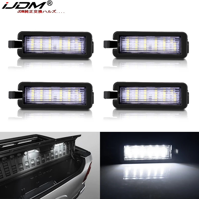 (4) Full White LED RamBox Interior Light Replacement Compatible With ...