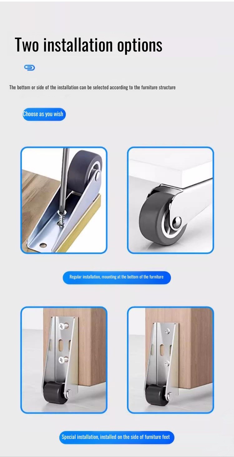 Old wooden door door drooping sliding door bottom wheel anti-slip wheel ...