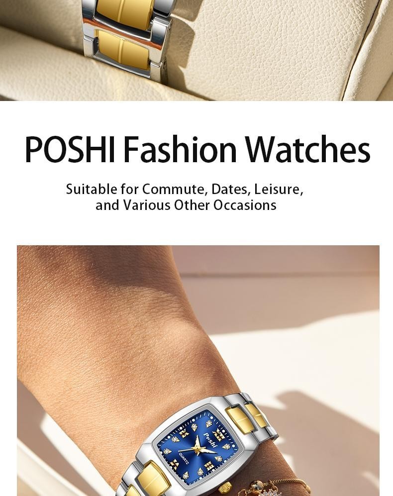 POSHI Women Watch Swiss brand new automatic Watch for women Waterproof ...