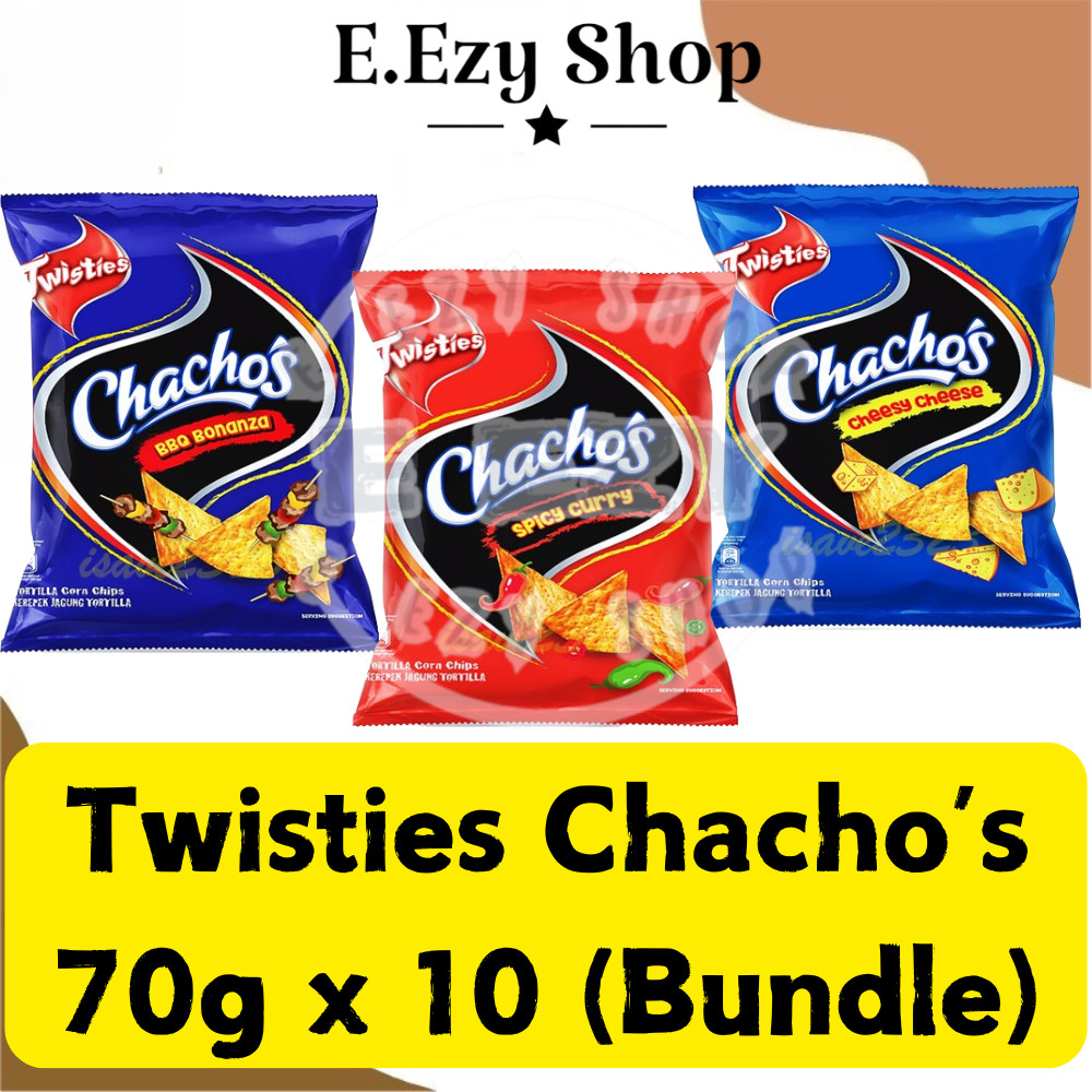 TWISTIES CHACHO'S TORTILLA CORN CHIPS 70G X 10 (BUNDLE) | Shopee Malaysia