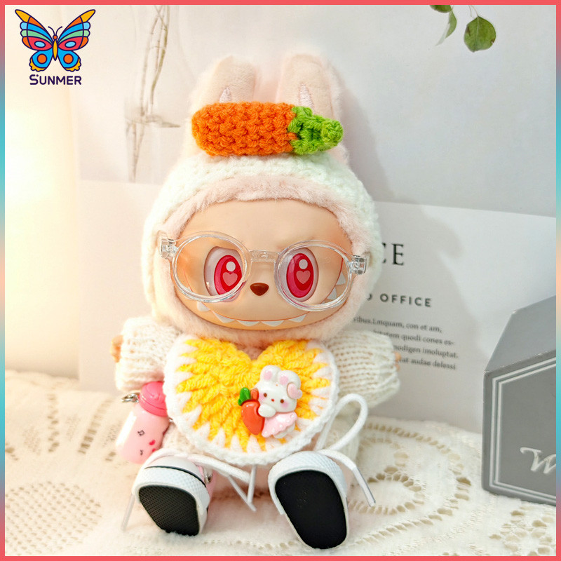 Labubu V1/V2 Clothing, Cute Knit Sweater, Pouch, Accessory Matching ...