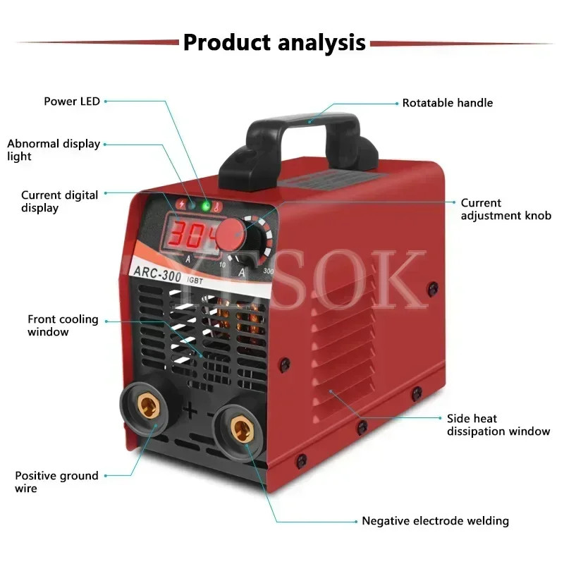 Welding Machine 220V/110V Electric Spot Welding Portable Beginner ...