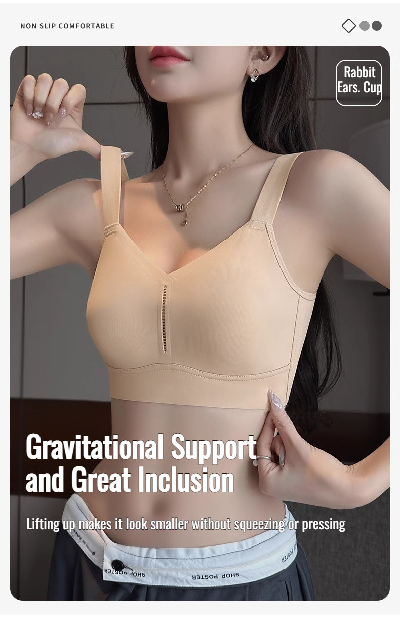 breast reduction Corset Gathering underwear Big boobs Senseless support Large Size Gathering ...