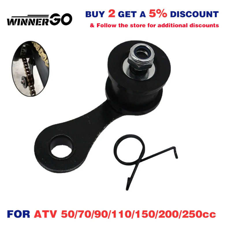 Universal Fit Chain Tensioner Spring Guide Roller Slider Guide Adjuster ...