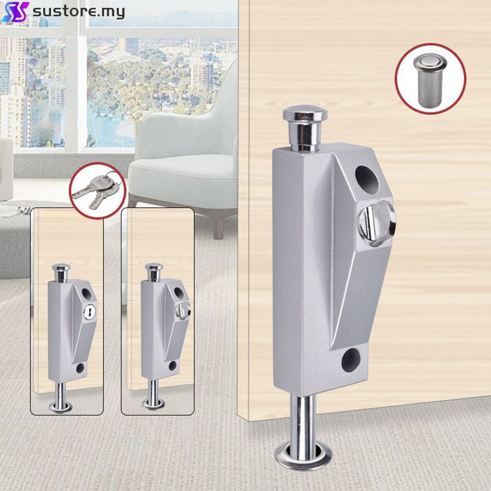 [Super] Wooden Door Floor Lock Spring Bolt Lock Door Bolt Lock Floor ...