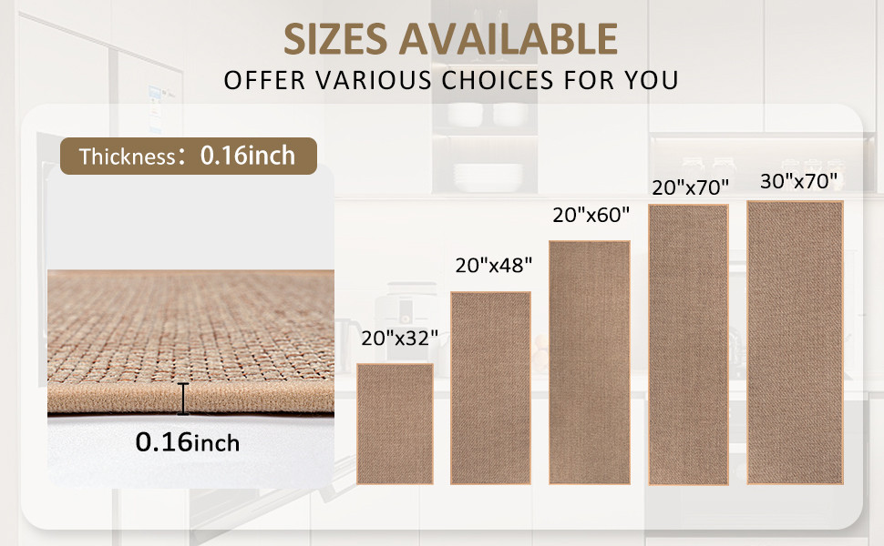 [Ship in 24h] Alas Kaki Dapur Panjang Kitchen Carpet Woven Linen ...