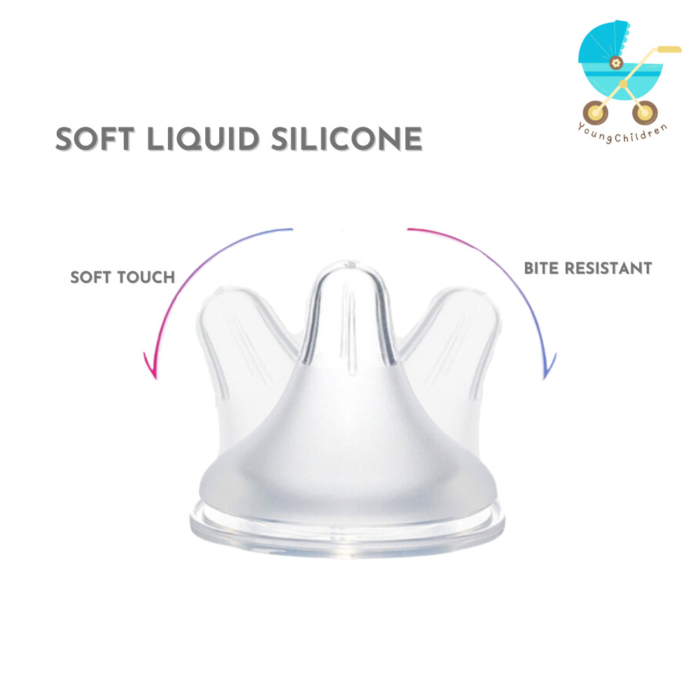 👶Puting Botol Susu Botol Susu Puting Susu Wide Neck Puting Botol Bottol ...
