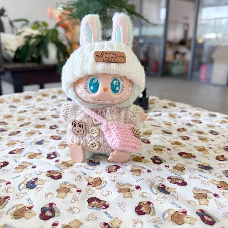 First and Second Generation Labubu Sweaters Hats and Bag Set DIY ...