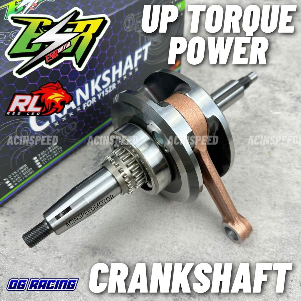 ESR CRANKSHAFT RACING Y15ZR Y16 LC135 5S/ RED LEO RACING CRANKSHAFT ...