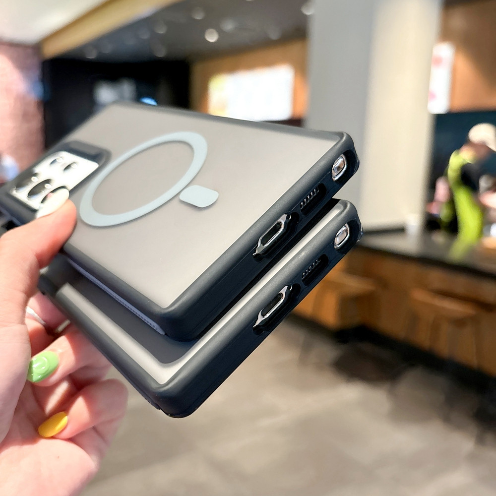 HOCE Colorful Frame Matte Magnetic Phone Case For Samsung Galaxy S25 S22 S24 Ultra S23 S24 S25 ...