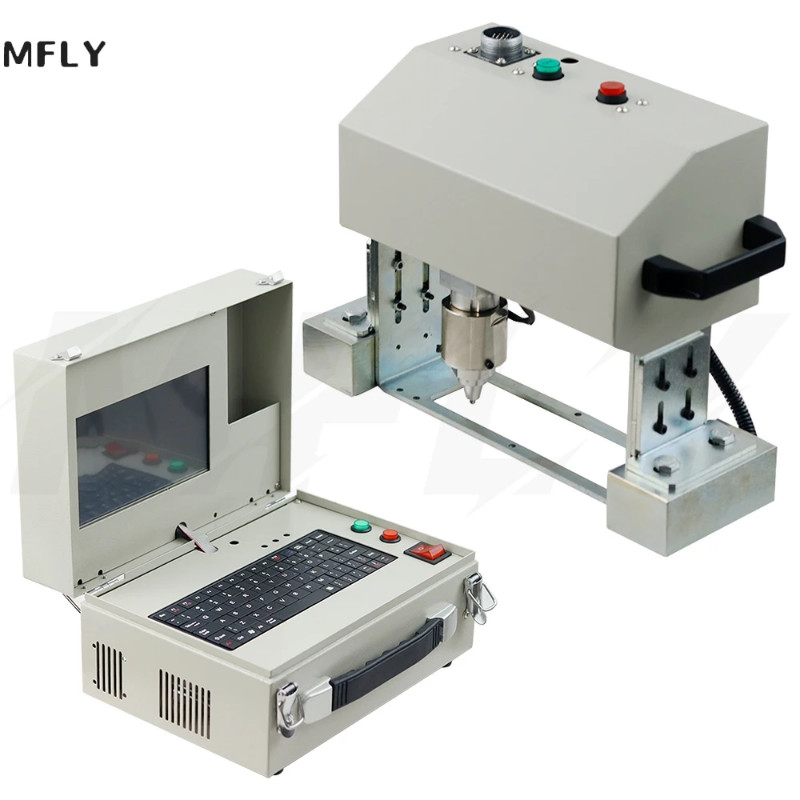 Portable Metal Signage Nameplate Marking Machine Touch Screen Electric ...