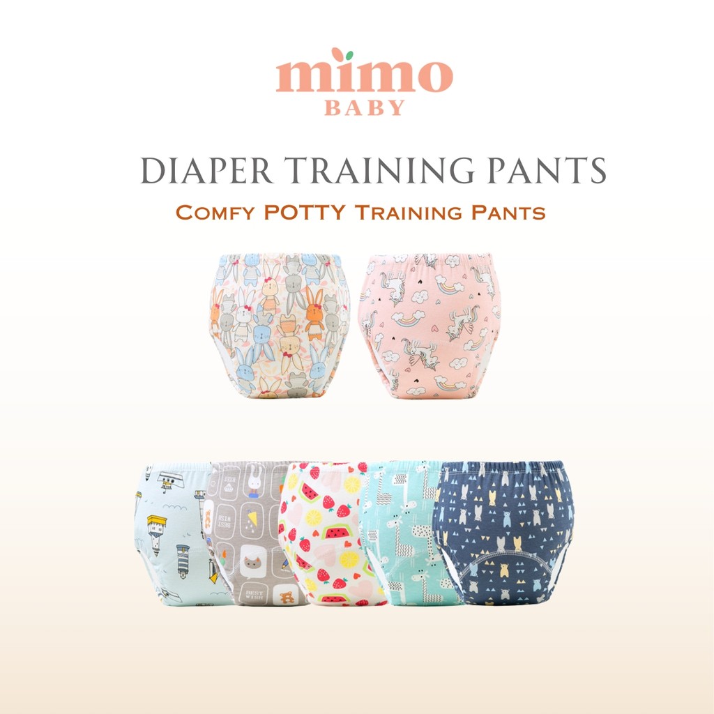 Summer Cute Padded Potty Training Washable Cotton Diaper Pants | NOT A ...