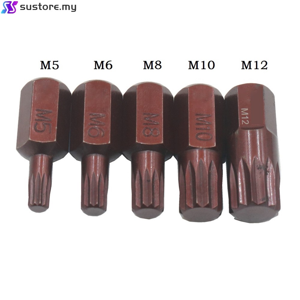 [Super] 1PC M5-M12 30mm Star Screwdriver Bit 10mm Hex Shank For Impact ...