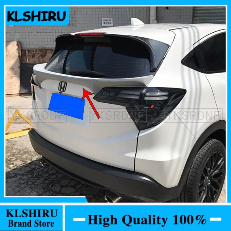 Auto ABS Plastic Unpainted Color Rear Roof Trunk Wing Boot Roof Spoiler ...