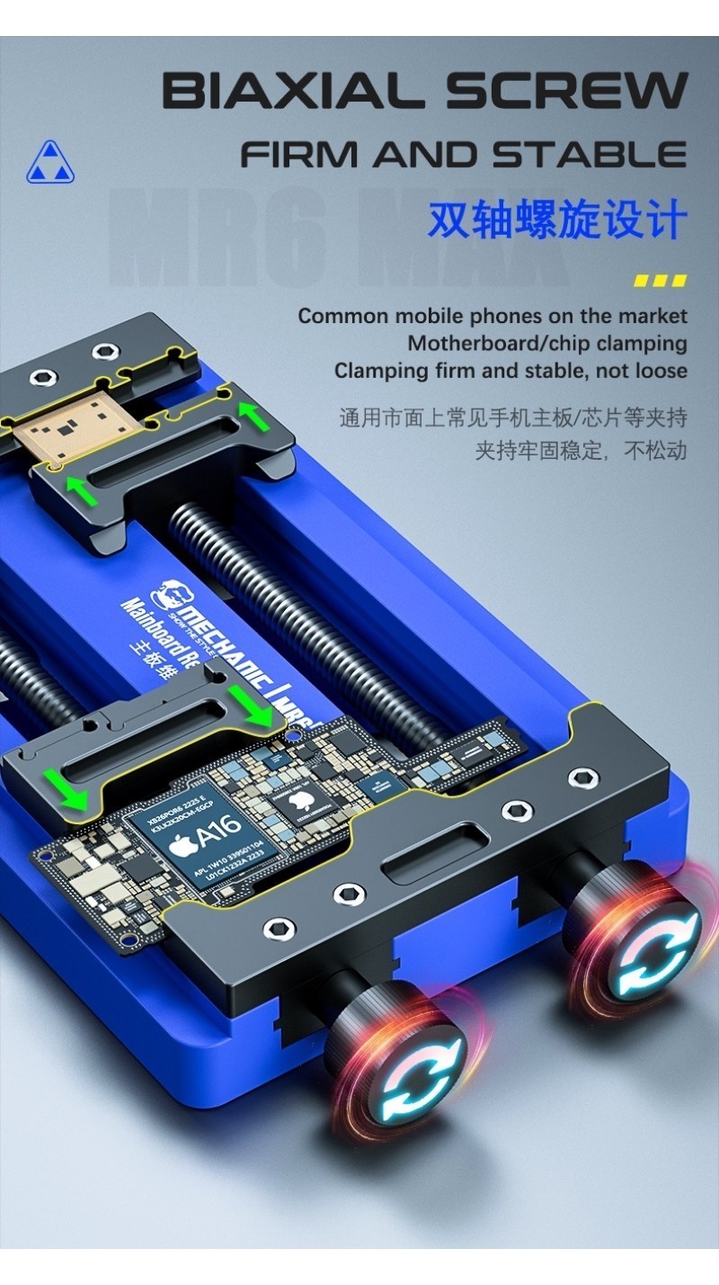 MECHANIC MR6 MAX Mobile Phone Repair Stand Dual Axis Soldering Fixture ...
