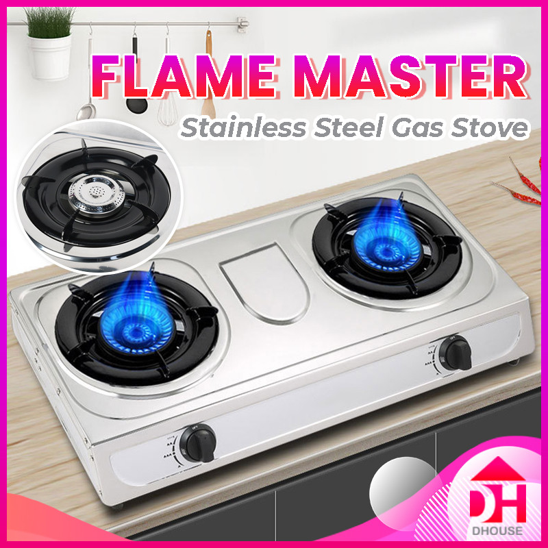 Dual Burner Infrared Gas Stove Outdoor Kitchen Cooktop Portable Camping ...