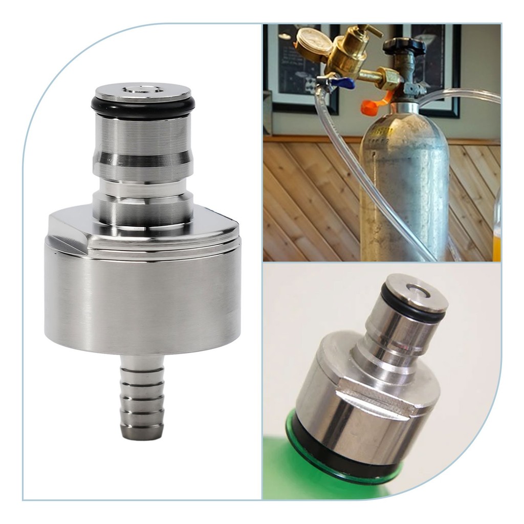 Stainless Steel Carbonation Cap Ball Lock Cap for Home Brewing Beer ...