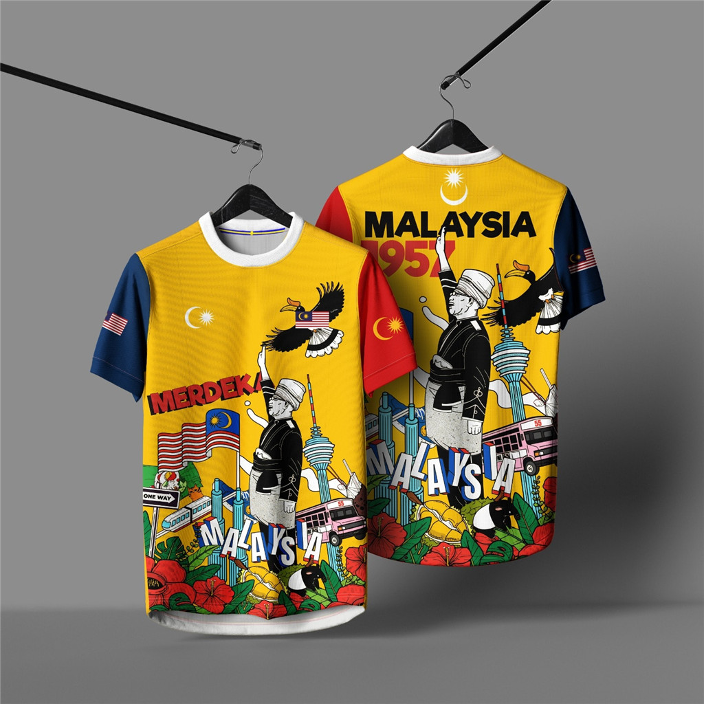 2025 Baju Merdeka 68 Tahun baju jersey Ethnic o-neck T-shirt t shirt ...