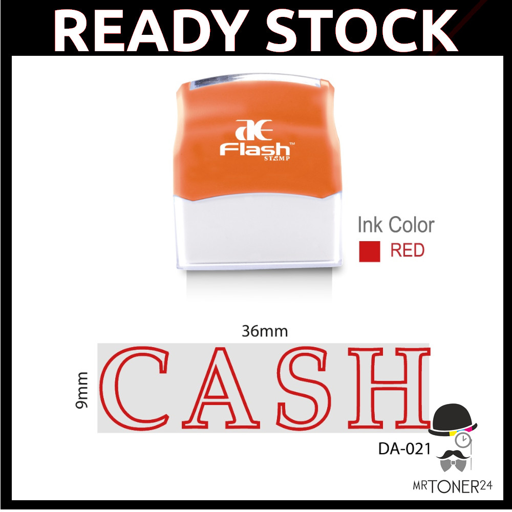 (CASH) AE Ready Made Stamp / Ready Made Chop / Stock Stamp DA-021 DA021 ...