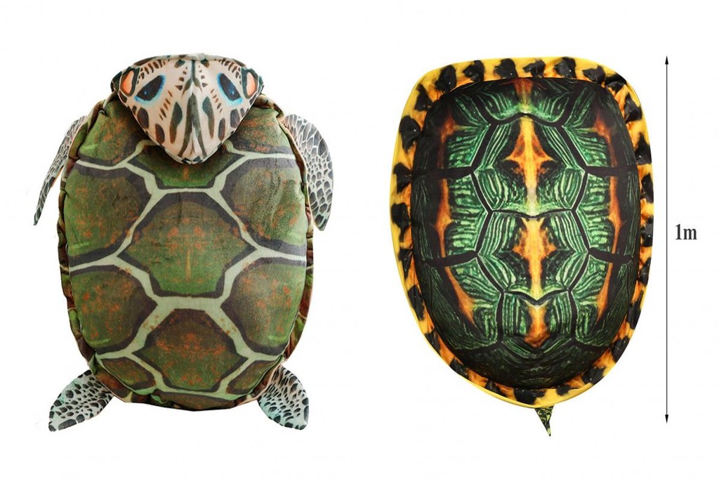 GEY_ Turtle Shell Hideaway Pillow Turtle Shell Plush Toy 40 Inch Giant ...