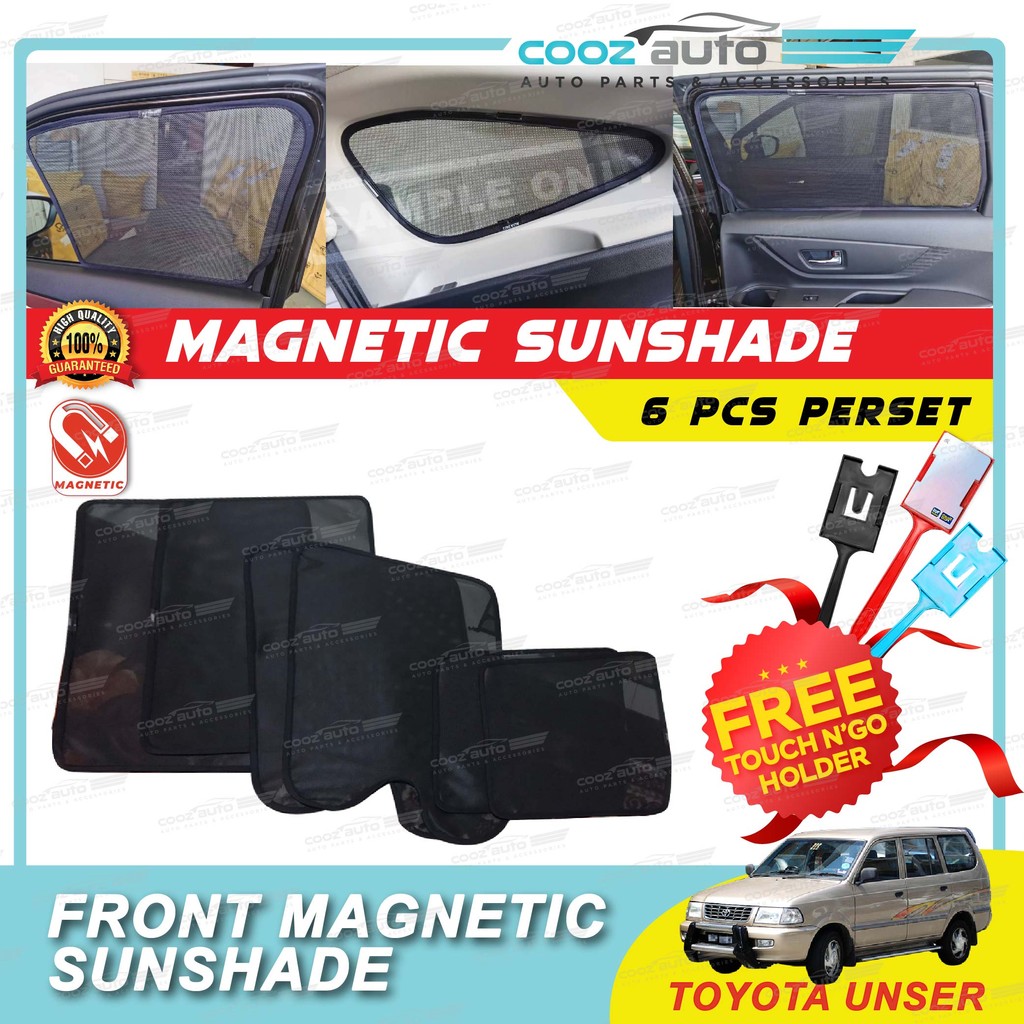 Toyota Unser Magnet Sunshade Magnetic Sun Shade FREE TouchNGo Holder ...