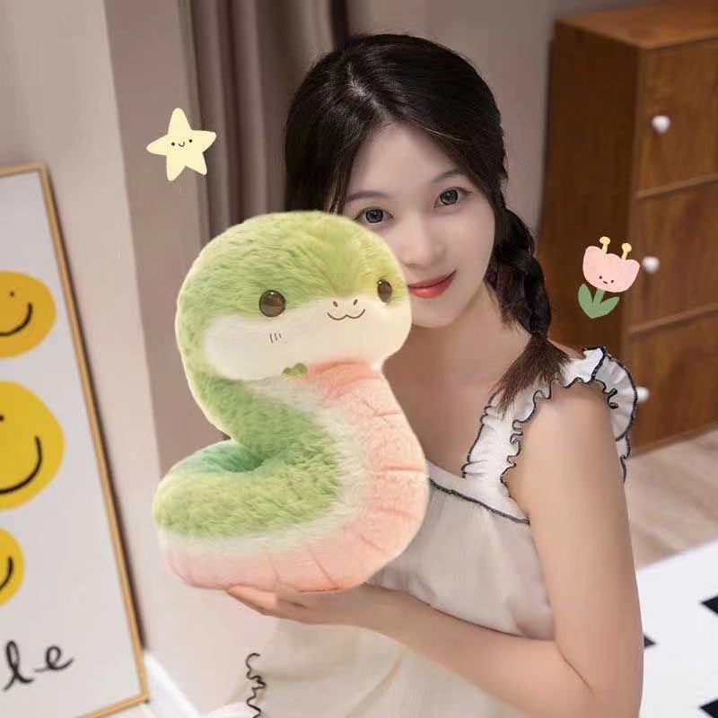 20-50cm Cute Little Snake Plush Toy Comfort Doll Snake Rag Doll ...