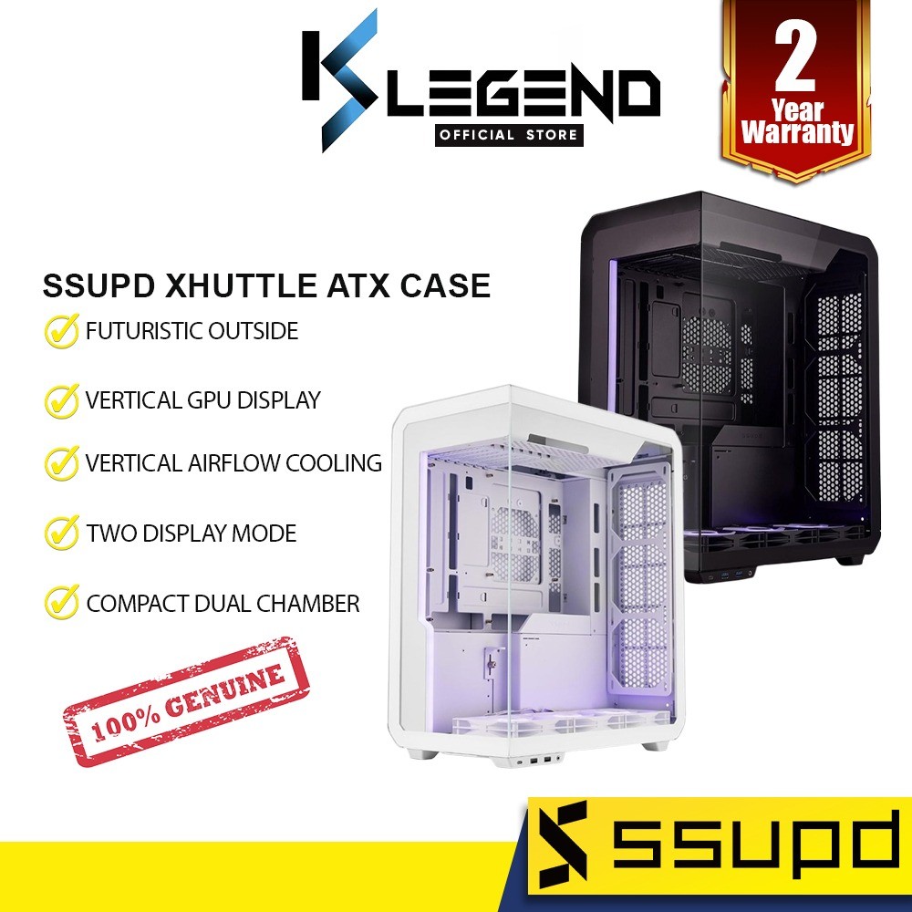 SSUPD Xhuttle Dual Chamber ATX Case | Shopee Malaysia