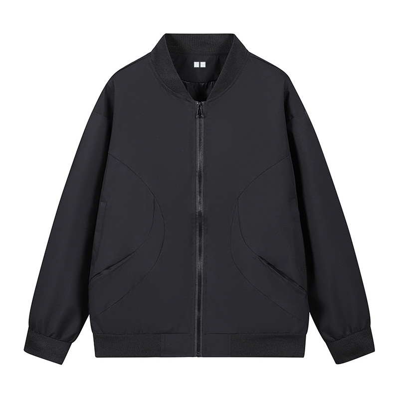 Uniqlo Classic Baseball Collar Jacket, Solid Color Simple and ...
