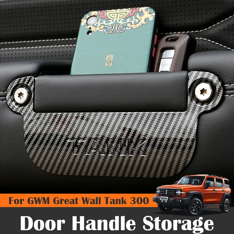 Car Door Armrest Storage Barrel Door Handle Container Holder Box For ...
