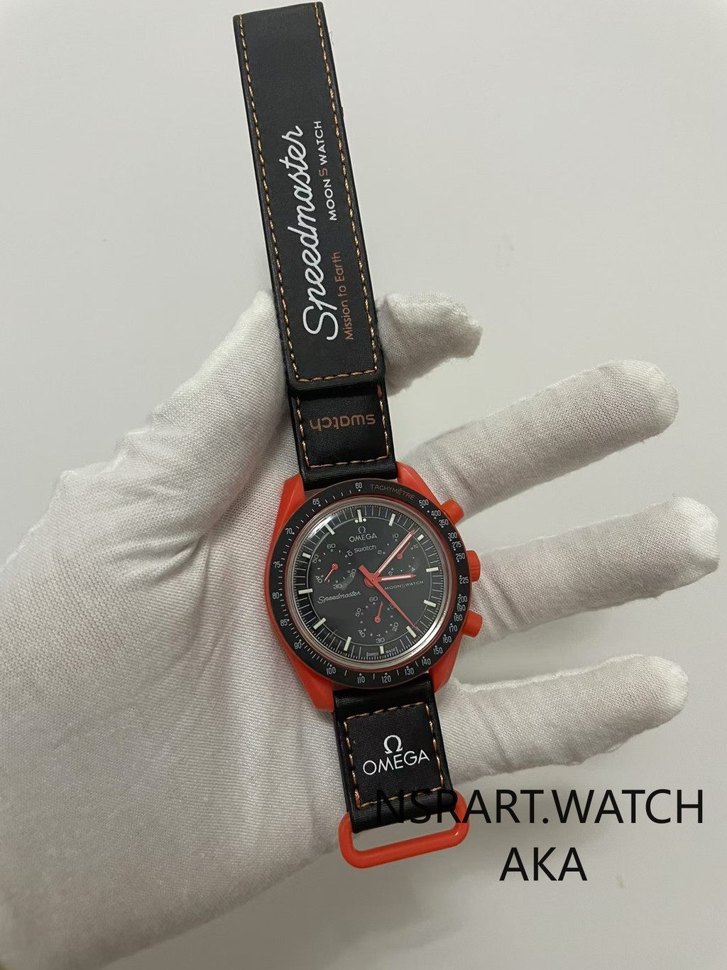 New color scheme Super Swatch co branded planetary series men's quartz ...