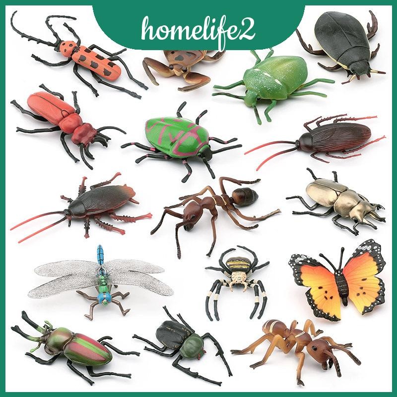 Insect Realistic Assorted Figurines Collection Featuring Butterflies ...