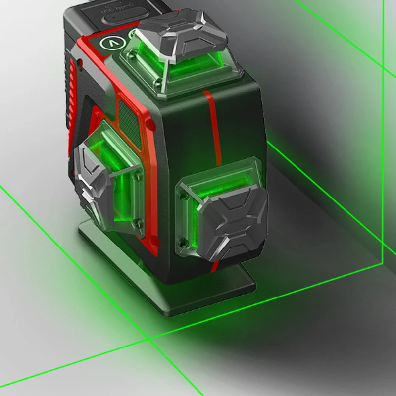 Laser Level 16 Line Level Bracket Set Green Line Horizontal and ...