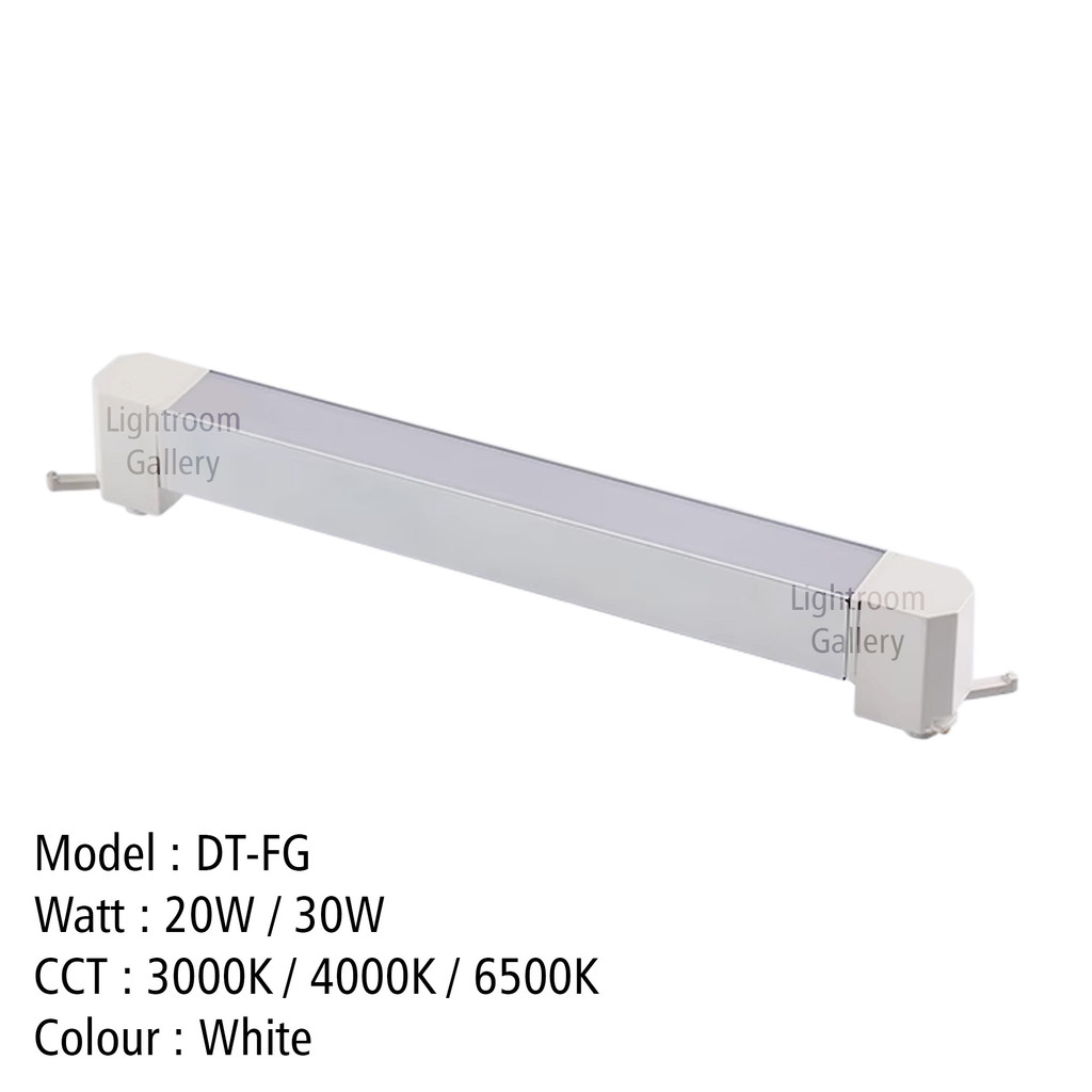 MESALED DT-FG Led Linear Track Light LED【White】20W / 30W LED Spotlight Lampu Trek | Shopee Malaysia