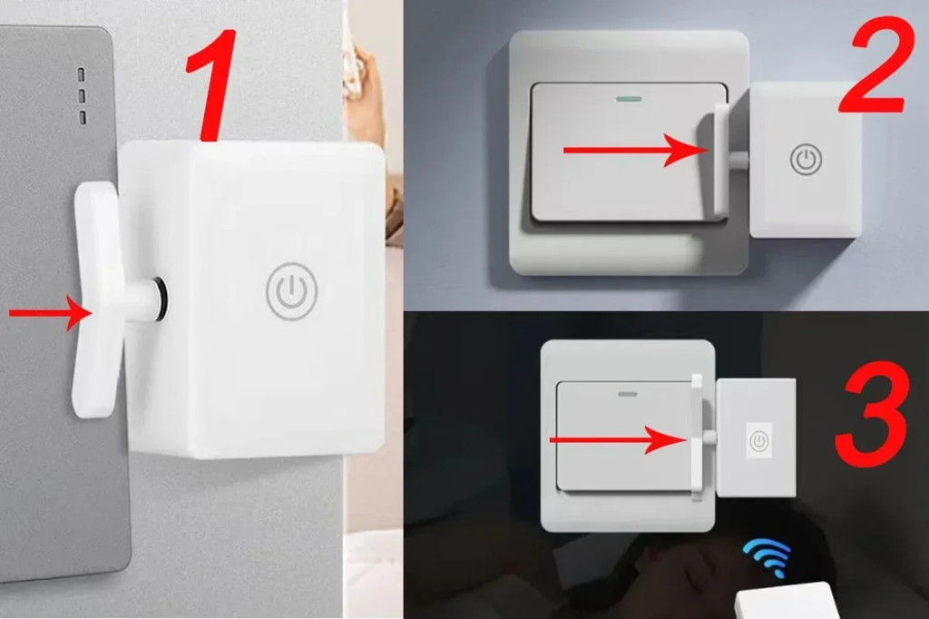 Smart Wireless Light Switch Controller with Remote Control Long Sensing ...