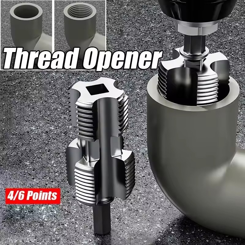 Ppr Pipe Threader - Water Pipe Internal Thread Opener - 4 Points 6 ...