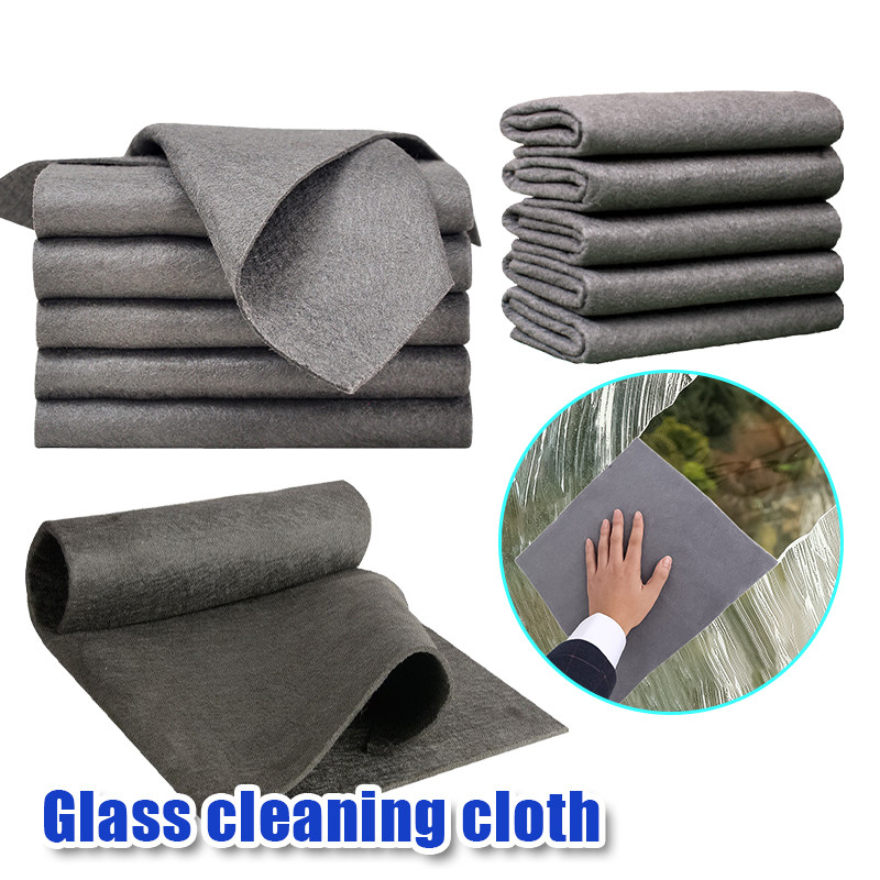 10Pcs Fiber Cloth Thickened Magic Cloth No Watermark Reusable Glass ...