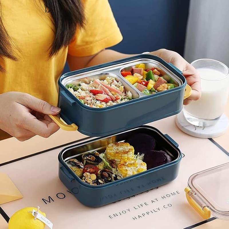 304 Stainless Steel Thermal Lunch Bento Box Food Warmer Storage ...