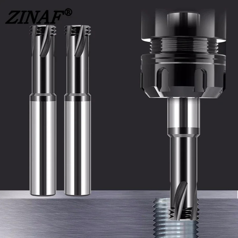 3 Tooth Three tooth thread milling cutter M1 M1.2 M1.6 M1.8 M2 M3 M4 M5 ...