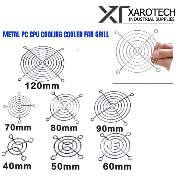 Metal PC CPU Cooling Cooler Fan Grill Finger Guard Protector 4cm 5cm ...