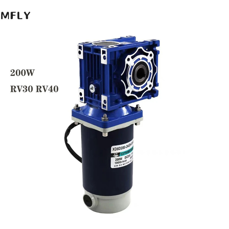 RV30 DC Gearmotor RV30 Self-Gearing Single-lock Shaft Rotation CW CCW ...