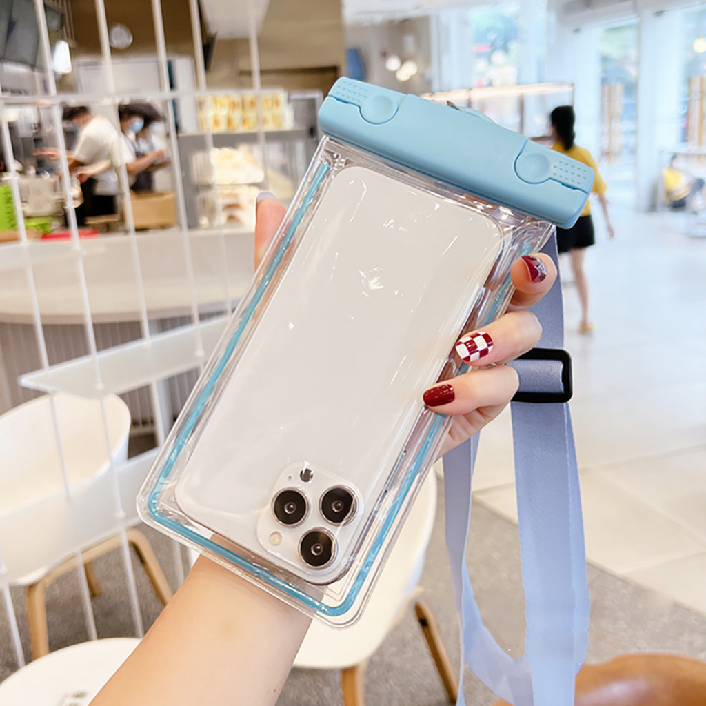 Waterproof Phone Bag Luminous Mobile Case Can Touch The Screen. Play ...