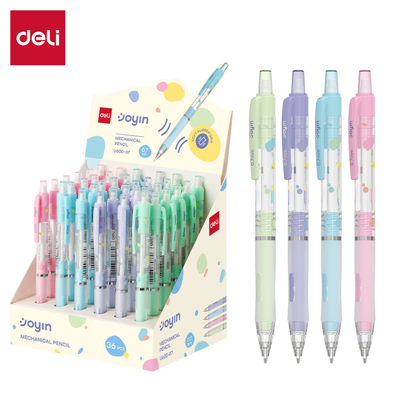 Deli Joyin Mechanical Pencil Pensil Tekan Pencel Picit Smooth Writing ...