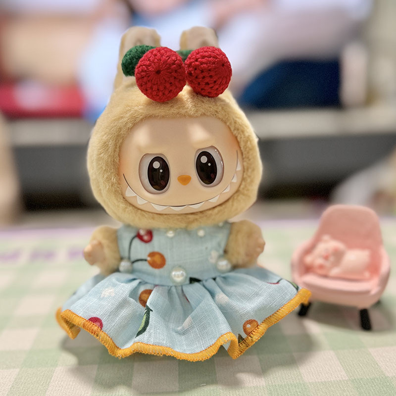 In stock, Labubu Sit Sit Party Collection V2 Plush Clothes, Shirts ...