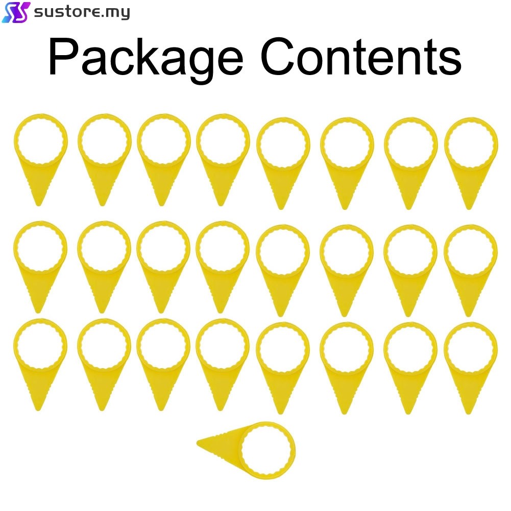 [Super] 41mm Yellow Wheel Nut Indicators Truck Safety 25 Pack Loose ...