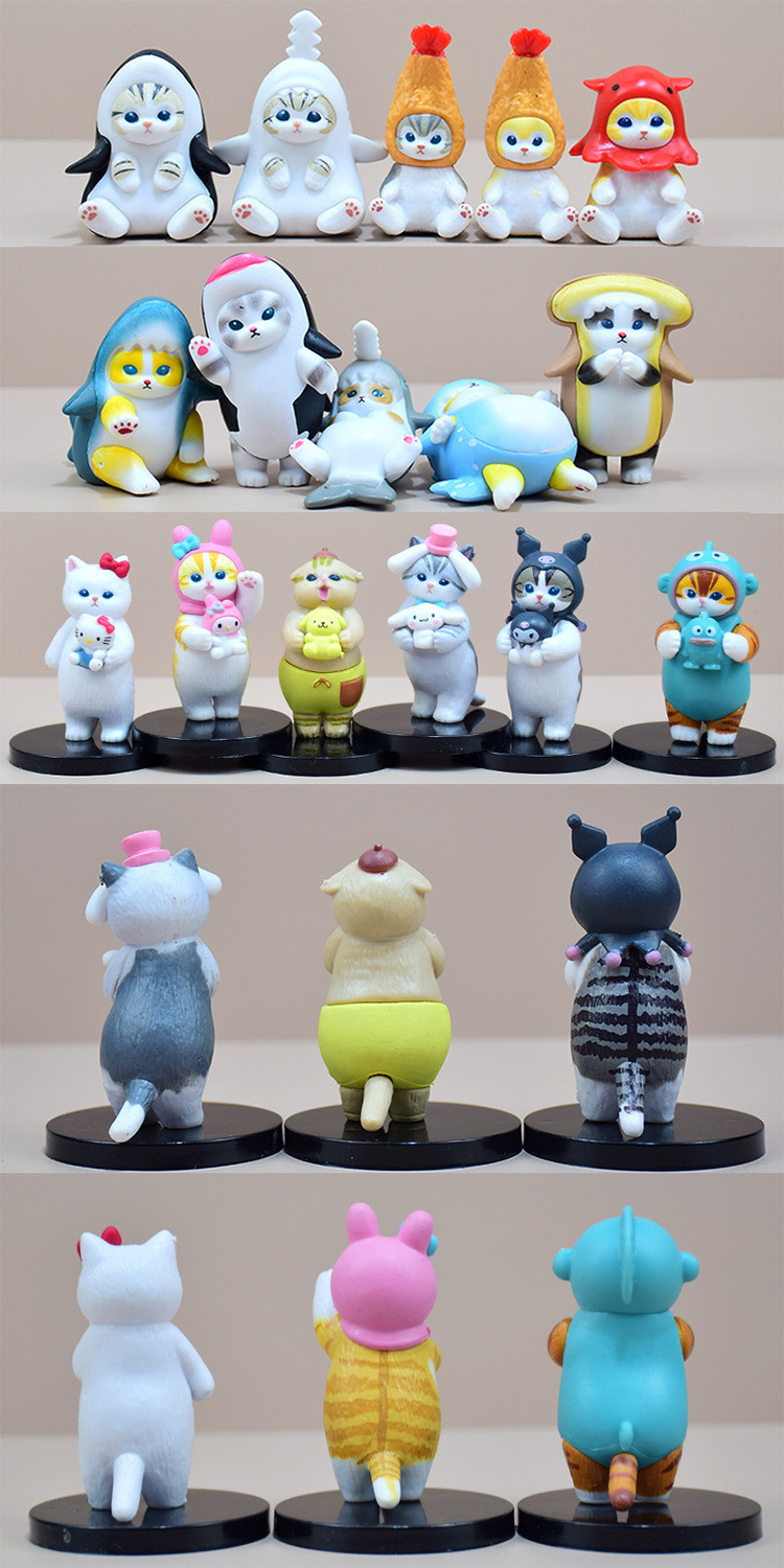 【Ready Stock】 Mofusand Kawaii Cos Cat Cute Cosplay Animals Cat Shark ...