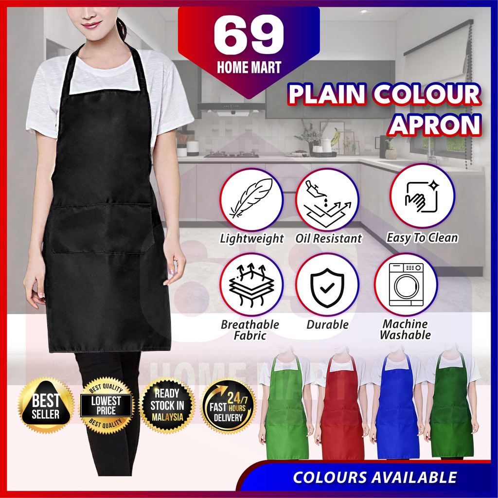 Apron Kitchen Cotton Aprons Chef Waterproof Cotton Apron Barber Kitchen ...