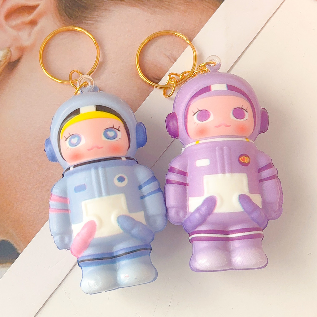 Soft Molly Spacemen Slow Rebound Stress Relieving Toys Keychain - Candy ...