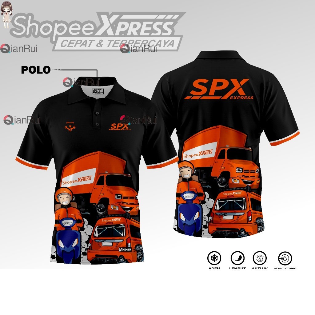 [Ready Stock]Premium Anti-Fading Polo Jersey | Shopee Spx Express ...