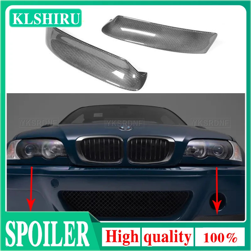 A Pair Car Front Bumper Splitters Diffuser Spoiler Splitter Lip Guard ...